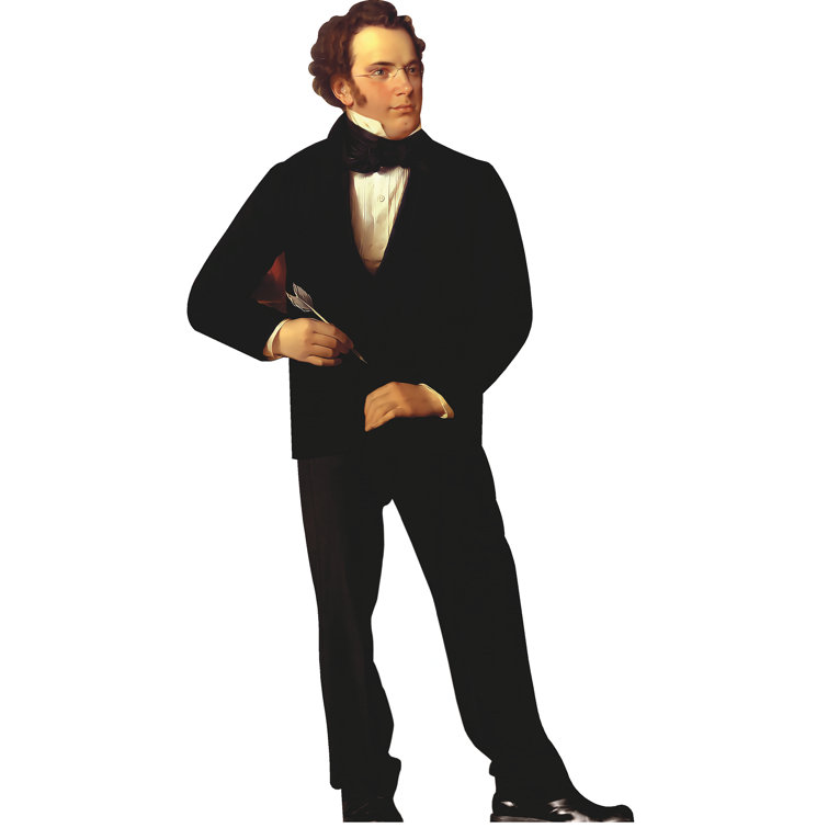 Wet Paint Printing Franz Schubert Composer Cardboard Cutout Standup ...
