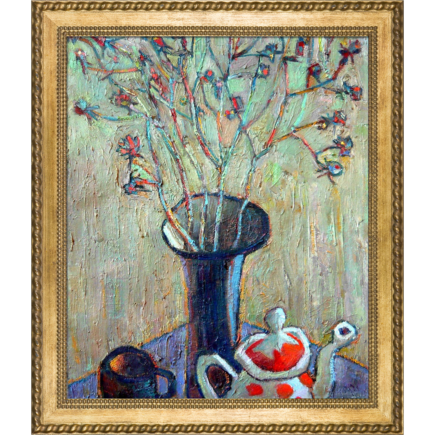 Vault W Artwork Dry Flowers by Alexey Rubanov - Picture Frame Painting ...