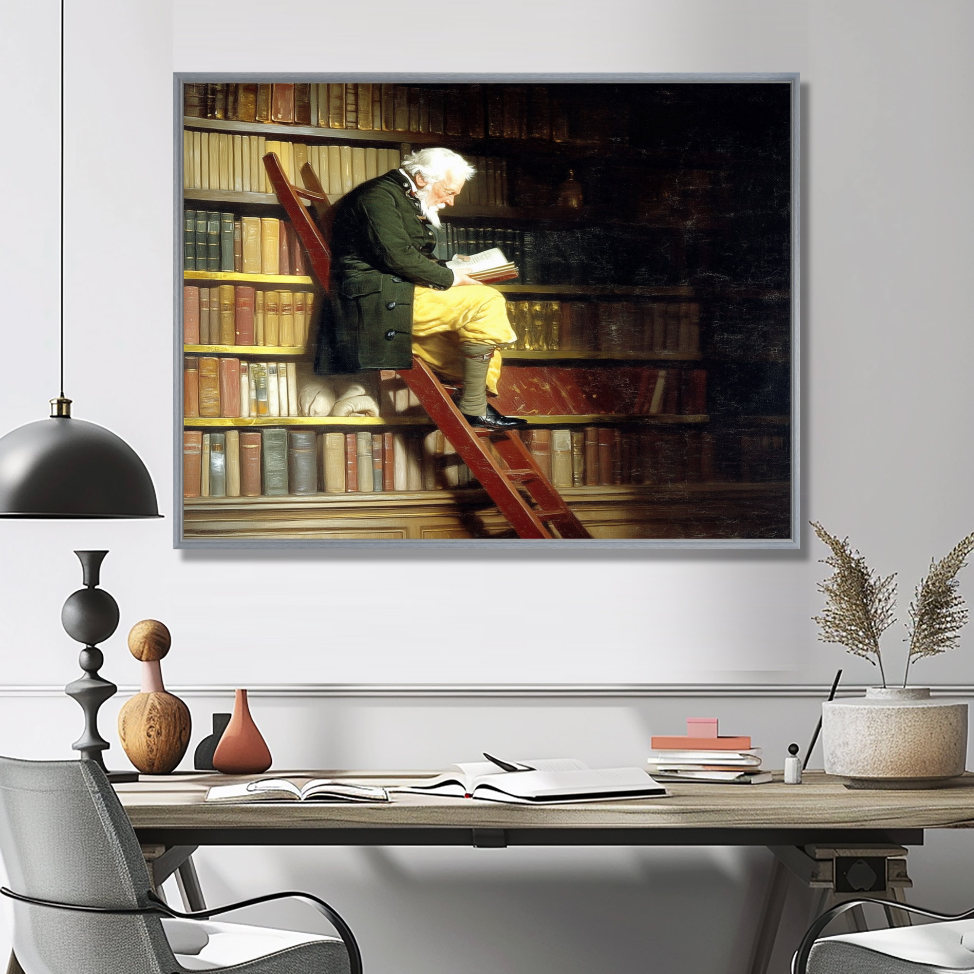 East Urban Home Charming Librarian In The London Library - Libraries ...