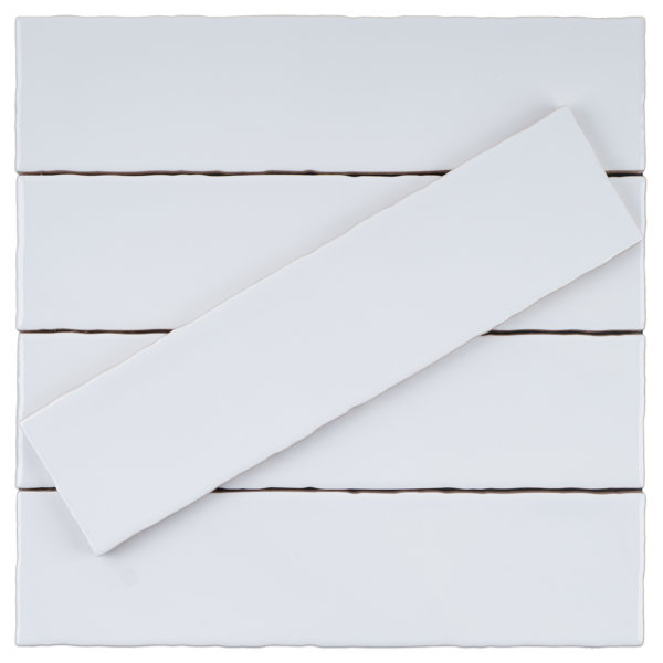 Supreme Tile Rustic 2.95 in. X 11.81 in. Polished Ceramic Subway Wall ...