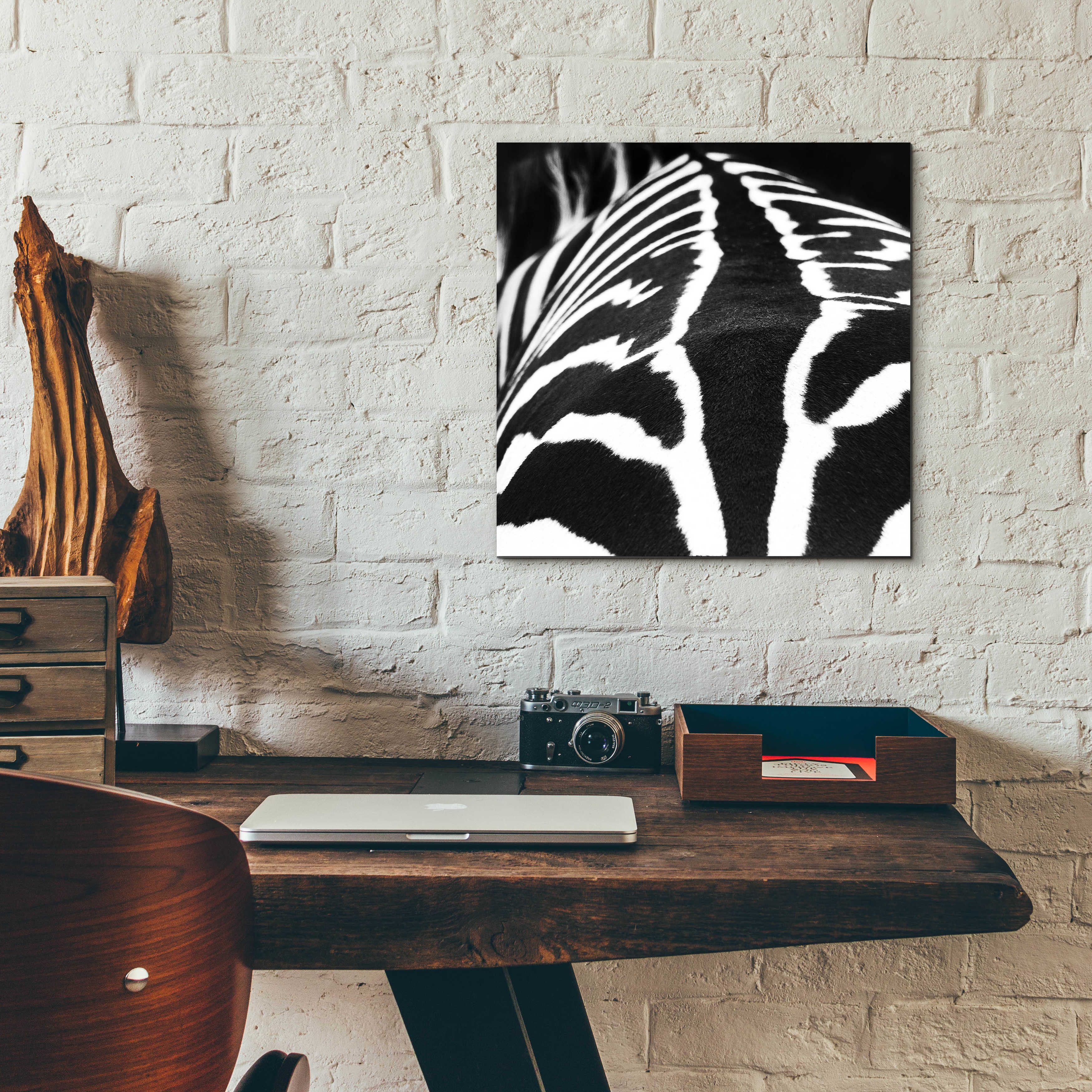 Ivy Bronx Epic Art 'Zebra V' By Debra Van Swearingen, Acryli Zebra V by ...