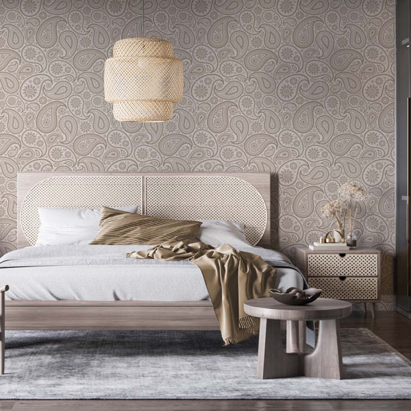 Bungalow Rose Panzarella 10.5' L x 24" W Peel and Stick Wallpaper Roll ...