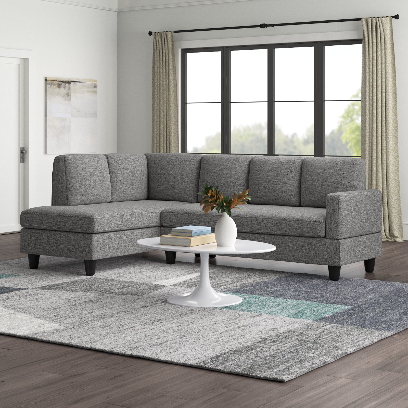 Wade Logan® Cadeisha Sectional & Reviews - Wayfair Canada