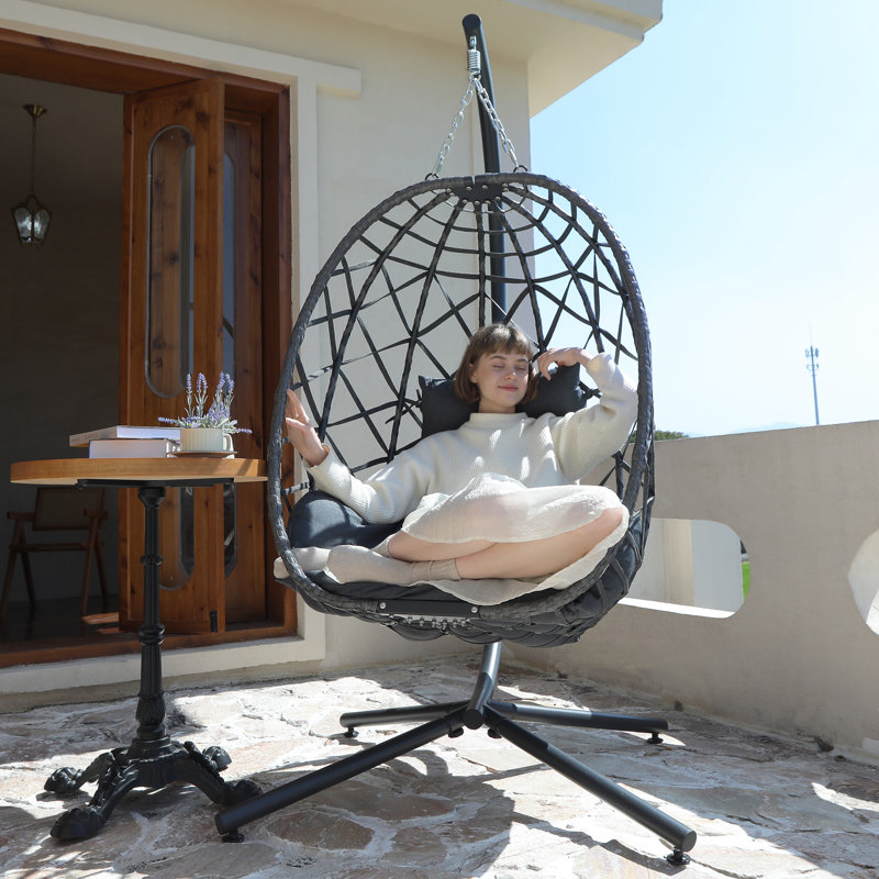 Gracie Oaks Bottorff Swing Chair with Stand & Reviews | Wayfair