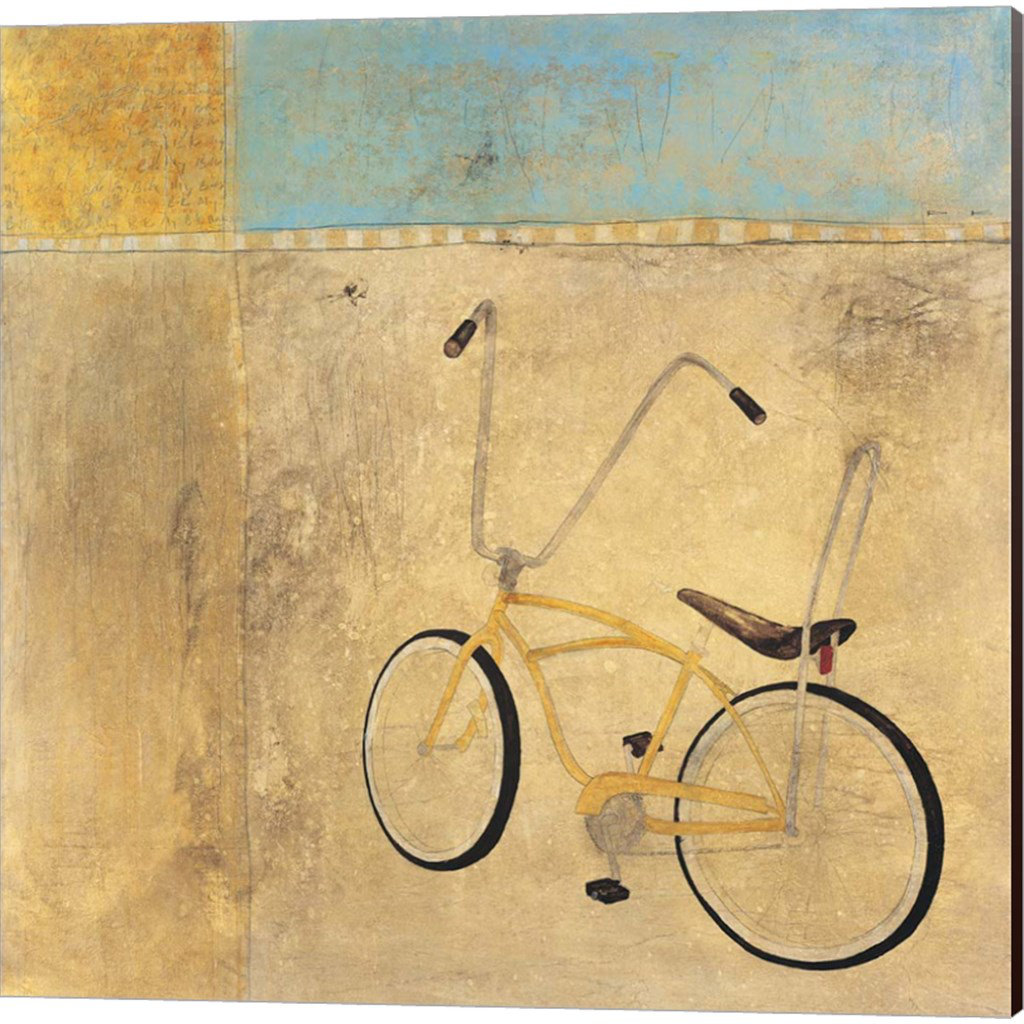 Red Barrel Studio Limo & My Bike By Peter Kuttner, Canvas Art (Set Of 2 ...
