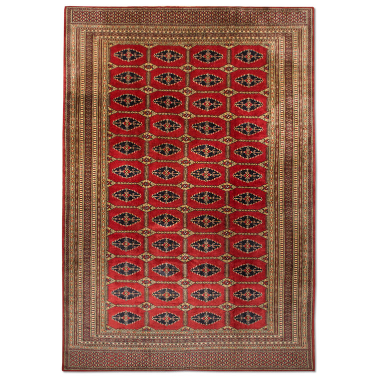 Bloomsbury Market Fleischmann Oriental Handmade Hand-Knotted Rectangle ...