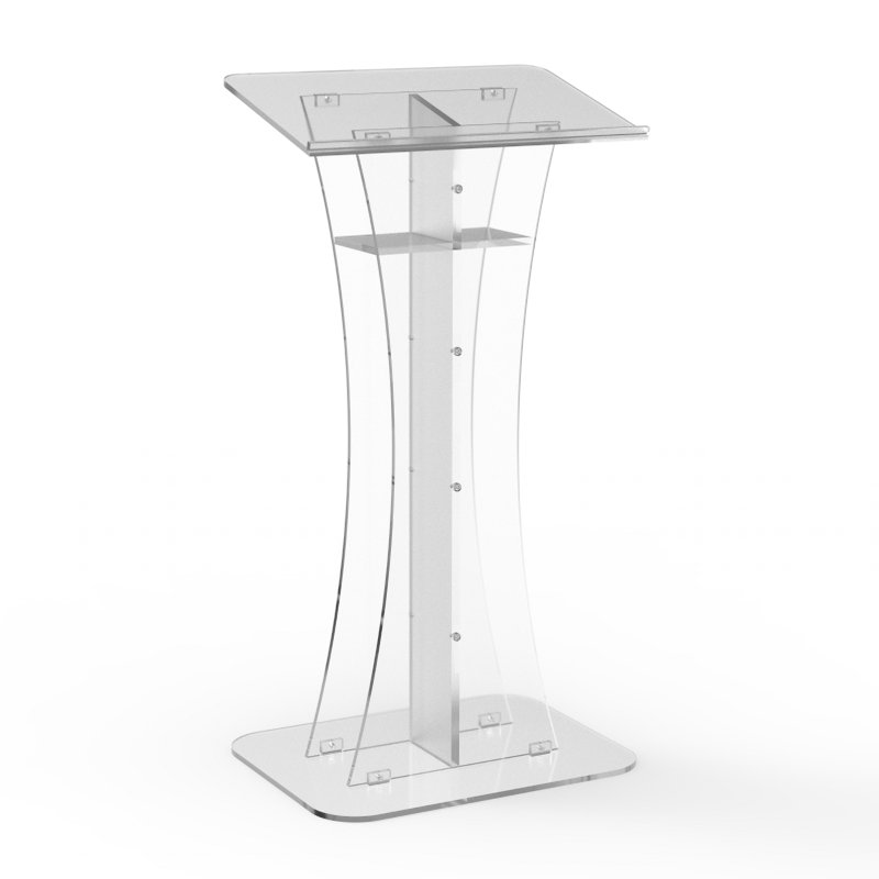 FixtureDisplays Fixture Displays Plexiglass Acrylic Podium Clear ...