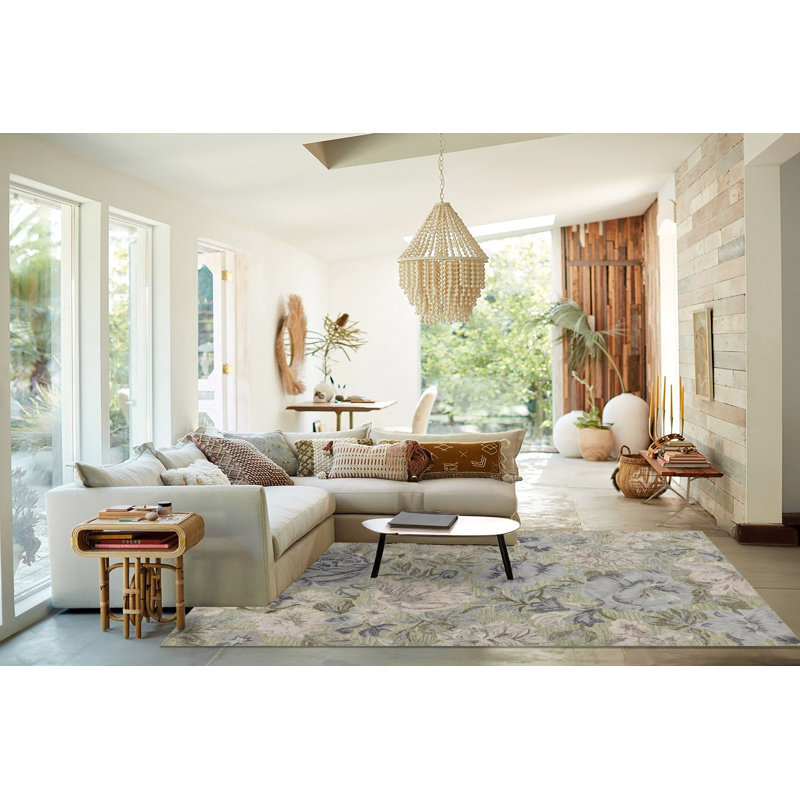 Dynamic Rugs DAISY 9091-499 LT GREEN/MULTI | Wayfair