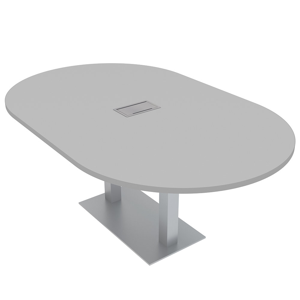 Skutchi Designs, Inc. 7' Racetrack Shaped Conference Room Table with ...