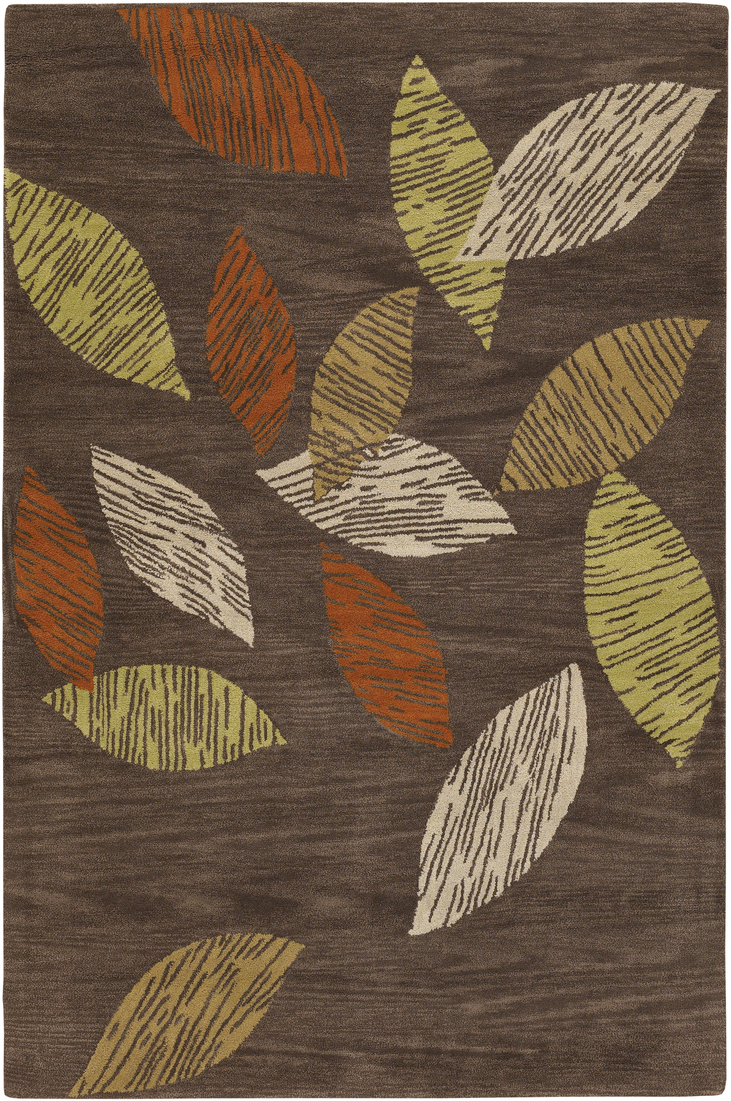 Lark Manor™ Cianie Authentic Hand-Tufted Handcrafted Brown, Yellow ...