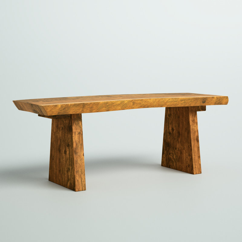 Steelside™ Kristofer Solid Wood Bench & Reviews | Wayfair