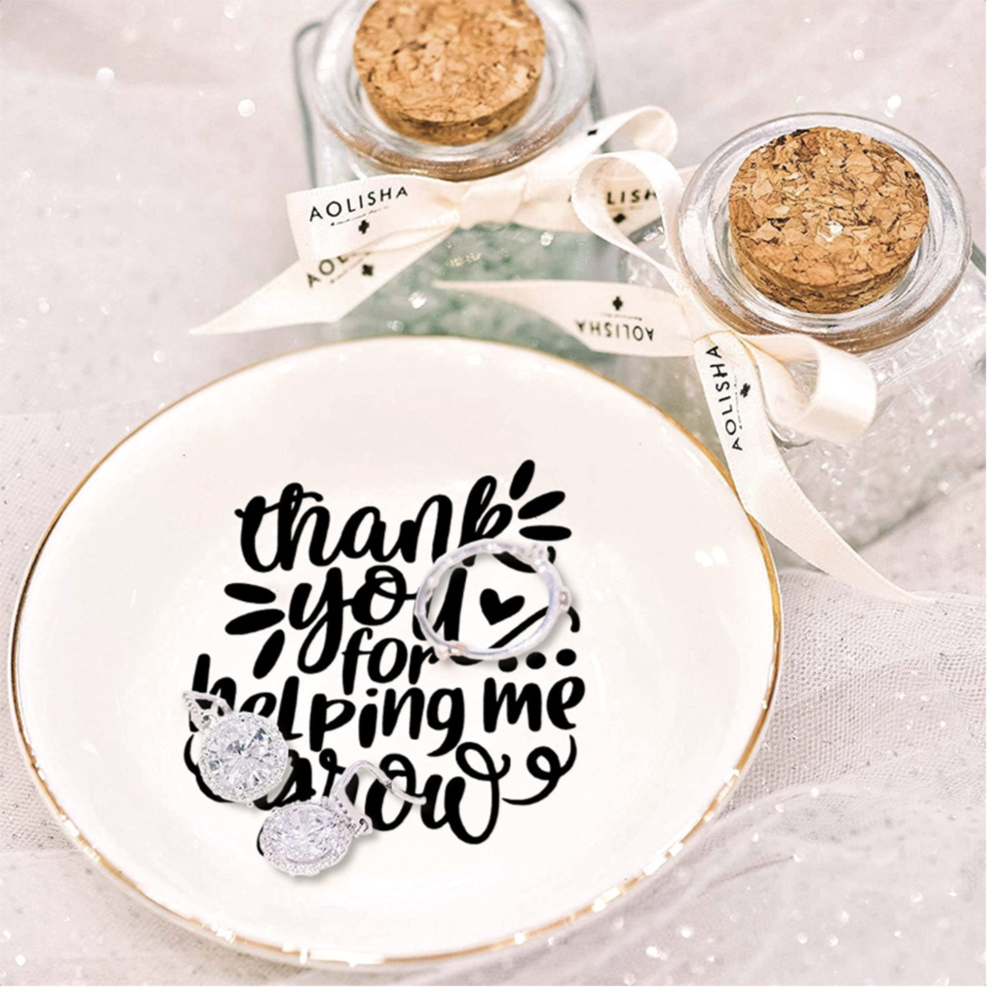 Ebern Designs Plaque de bibelot élégante décoration de chambre cadeau ...