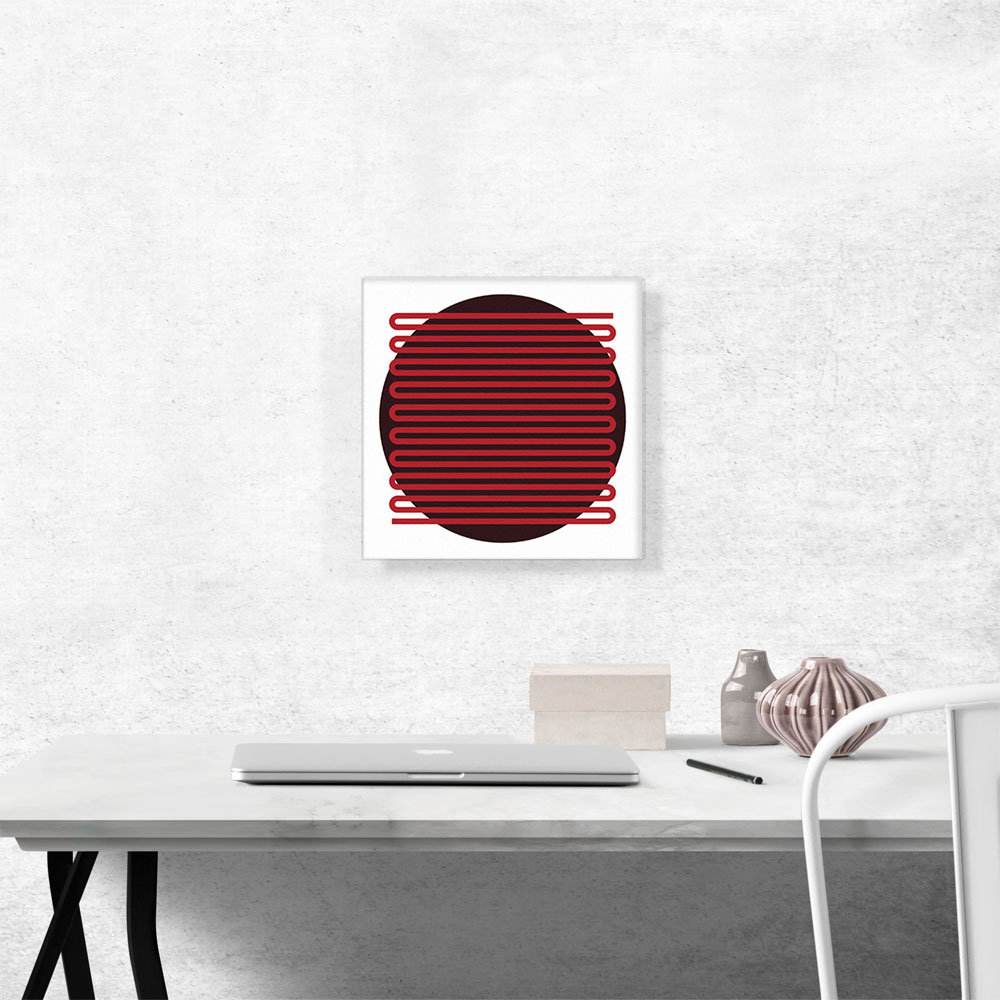 ARTCANVAS Mid-Century Modern Pancake Under Radiator - Wrapped Canvas ...