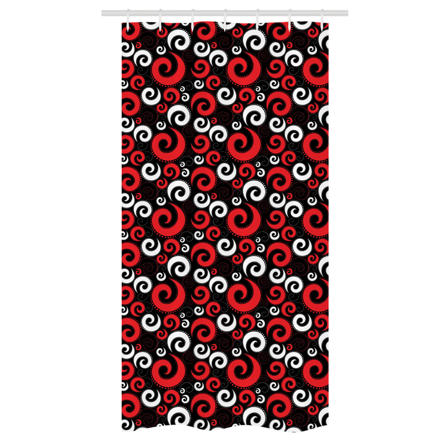 East Urban Home Stewardson Geometric Shapes Shower Curtain | Wayfair