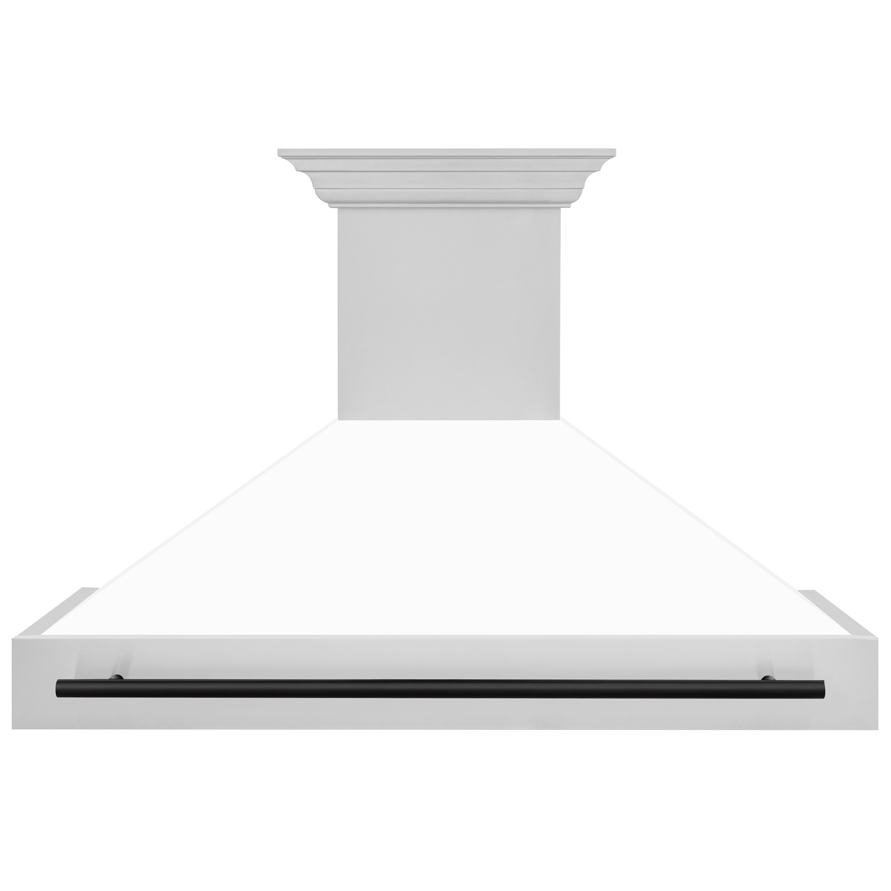 ZLINE Autograph Edition 48 in. Stainless Steel Range Hood W/ White ...