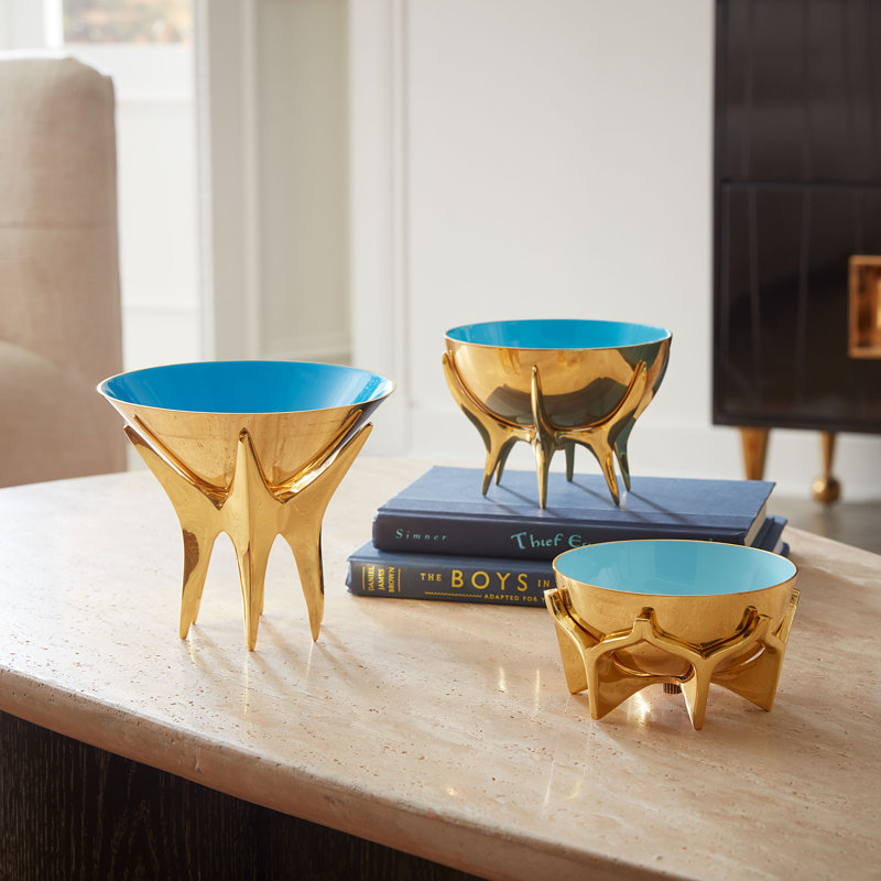 Jonathan Adler Oscar Metal Decorative Bowl | Wayfair