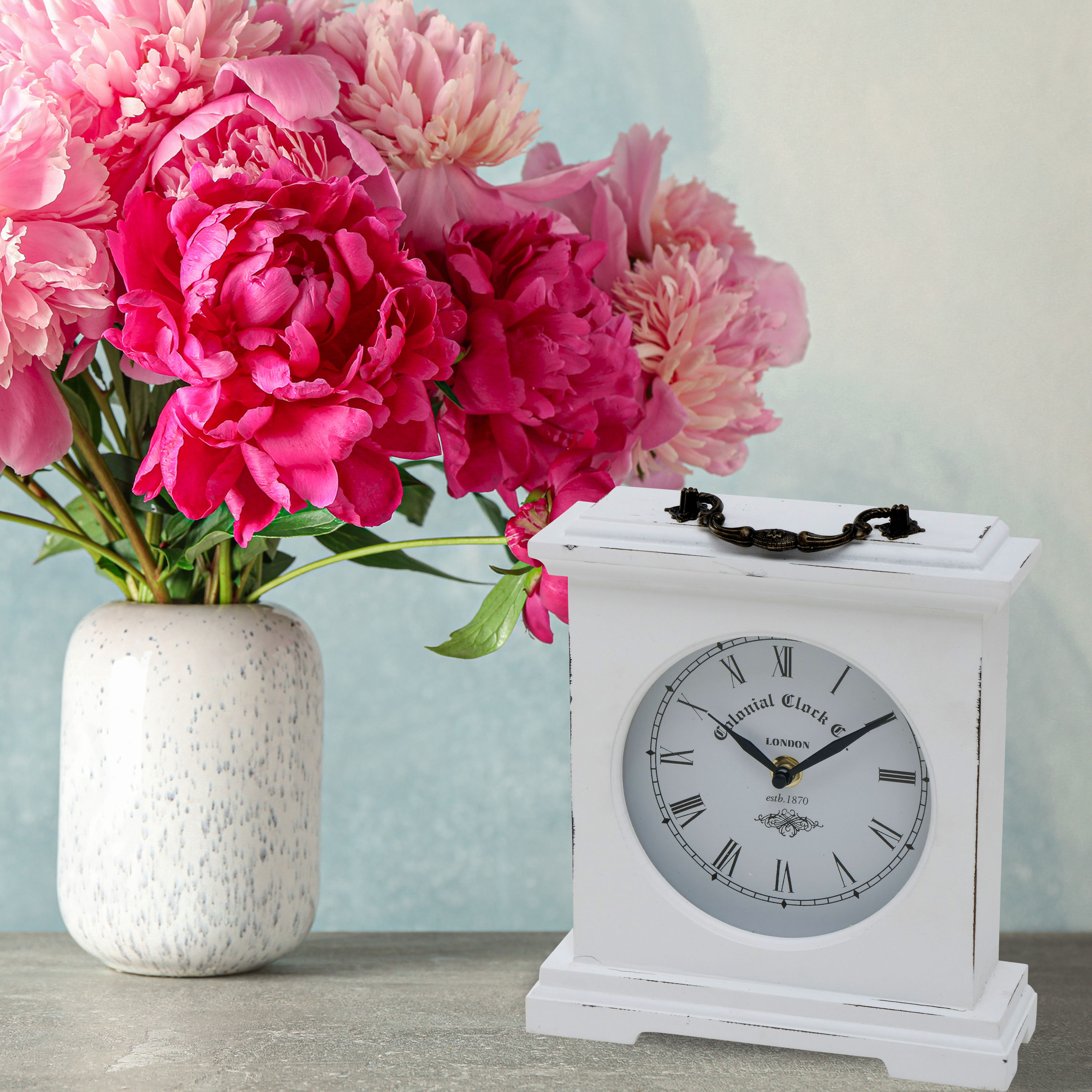 House of Hampton Iconic Colonial Mantel Clock & Reviews - Wayfair Canada