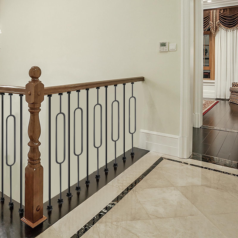 Wendes Kem 44" Wrought Iron Baluster Set | Wayfair