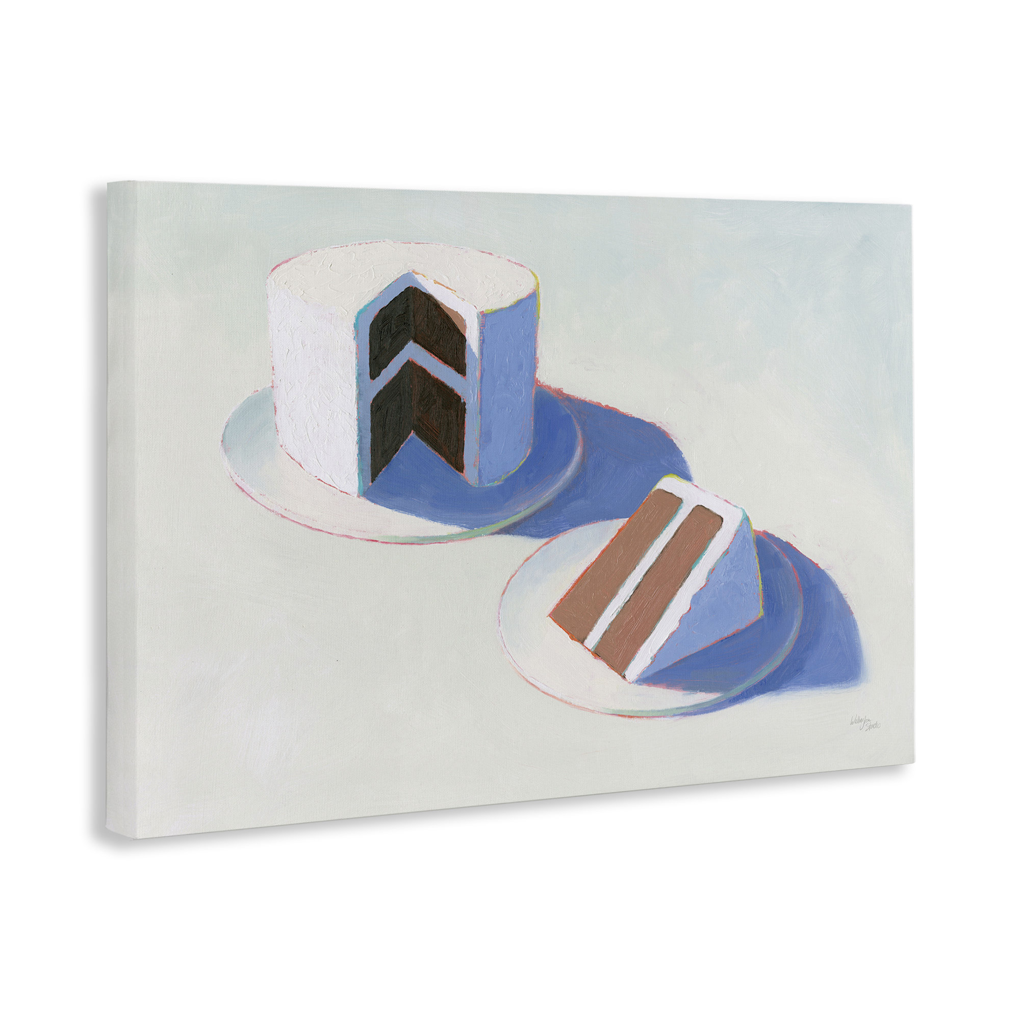 Ebern Designs Layer Cake Dessert Canvas Wall Art by Wellington Studio ...