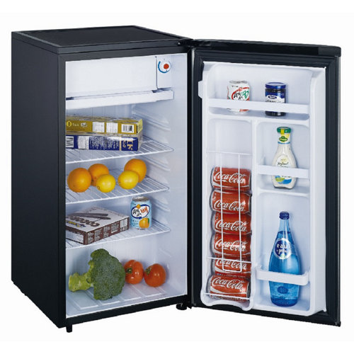 Premium Levella 3.2 Cubic Feet Freestanding Mini Fridge | Wayfair