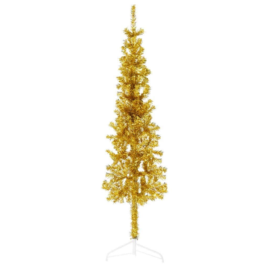 The Holiday Aisle® Christmas Tree Decoration Slim Artificial Half Xmas