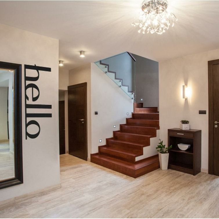 Ivy Bronx Hello Decor Metal Wall Painting | Wayfair.co.uk