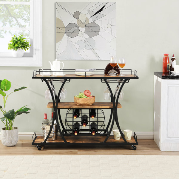 17 Stories Tashaunda MDF Kitchen Cart - Wayfair Canada