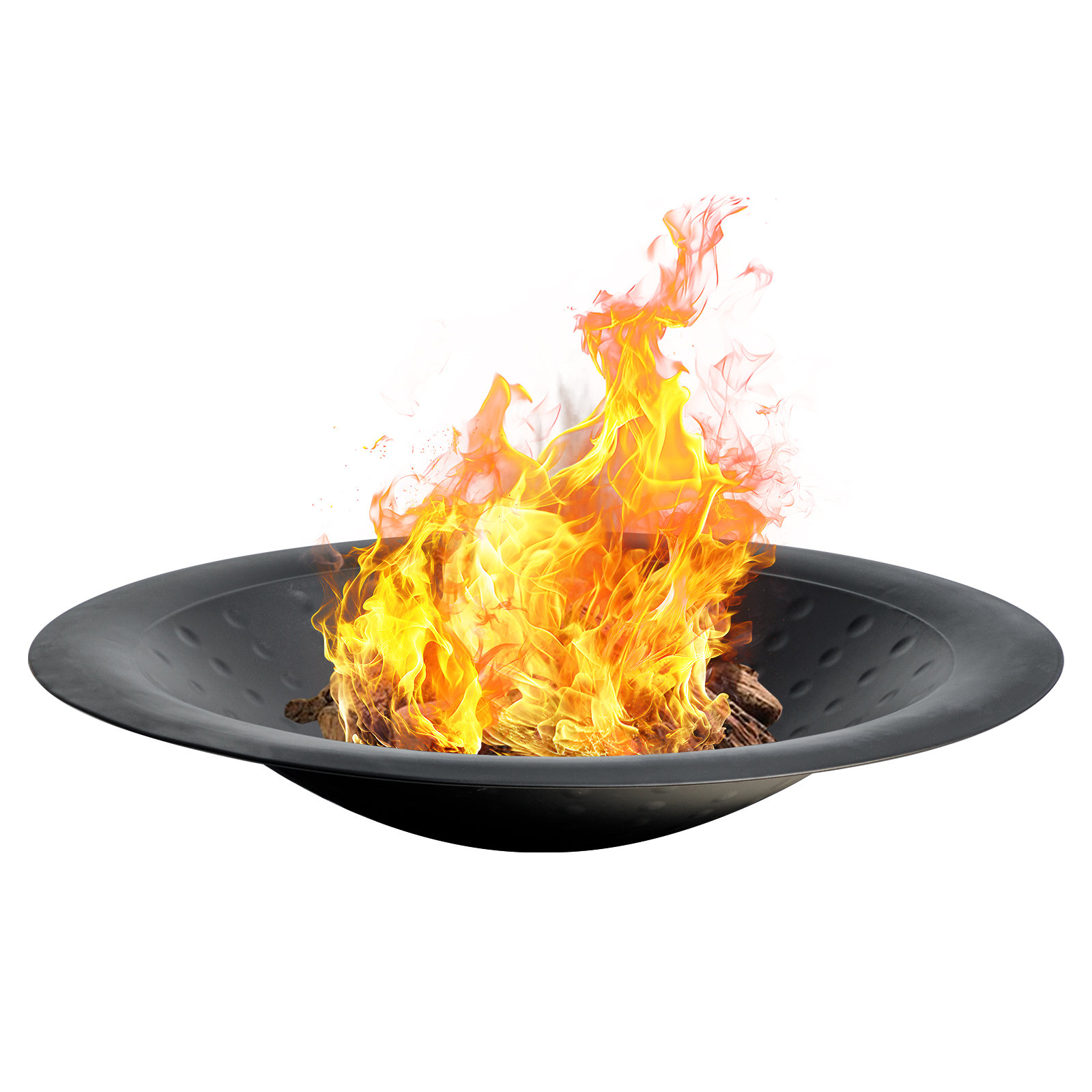 Latitude Run® 35 Inch Steel Fire Bowl For Diy Or Replacement Existing ...