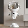 Latitude Run® Modern White Astronaut Side Table Floor Figurine End ...