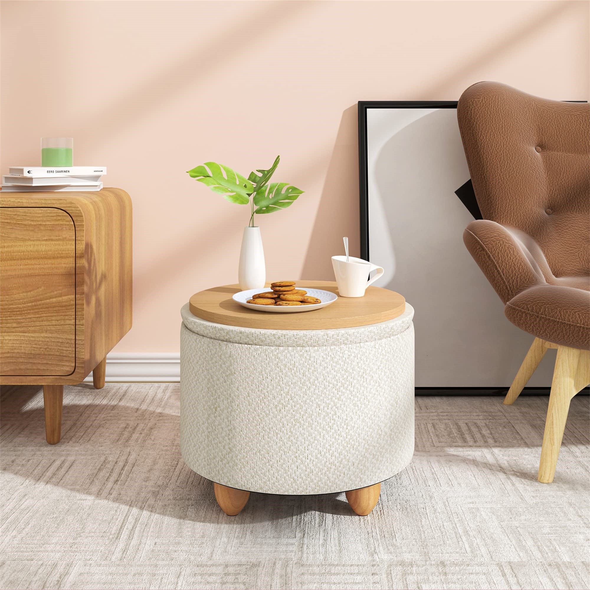 ClassicLiving 39cm Wide Solid Colour Footstool Ottoman | Wayfair.co.uk