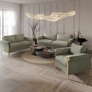 Green Living Room Sets You'll Love | Wayfair