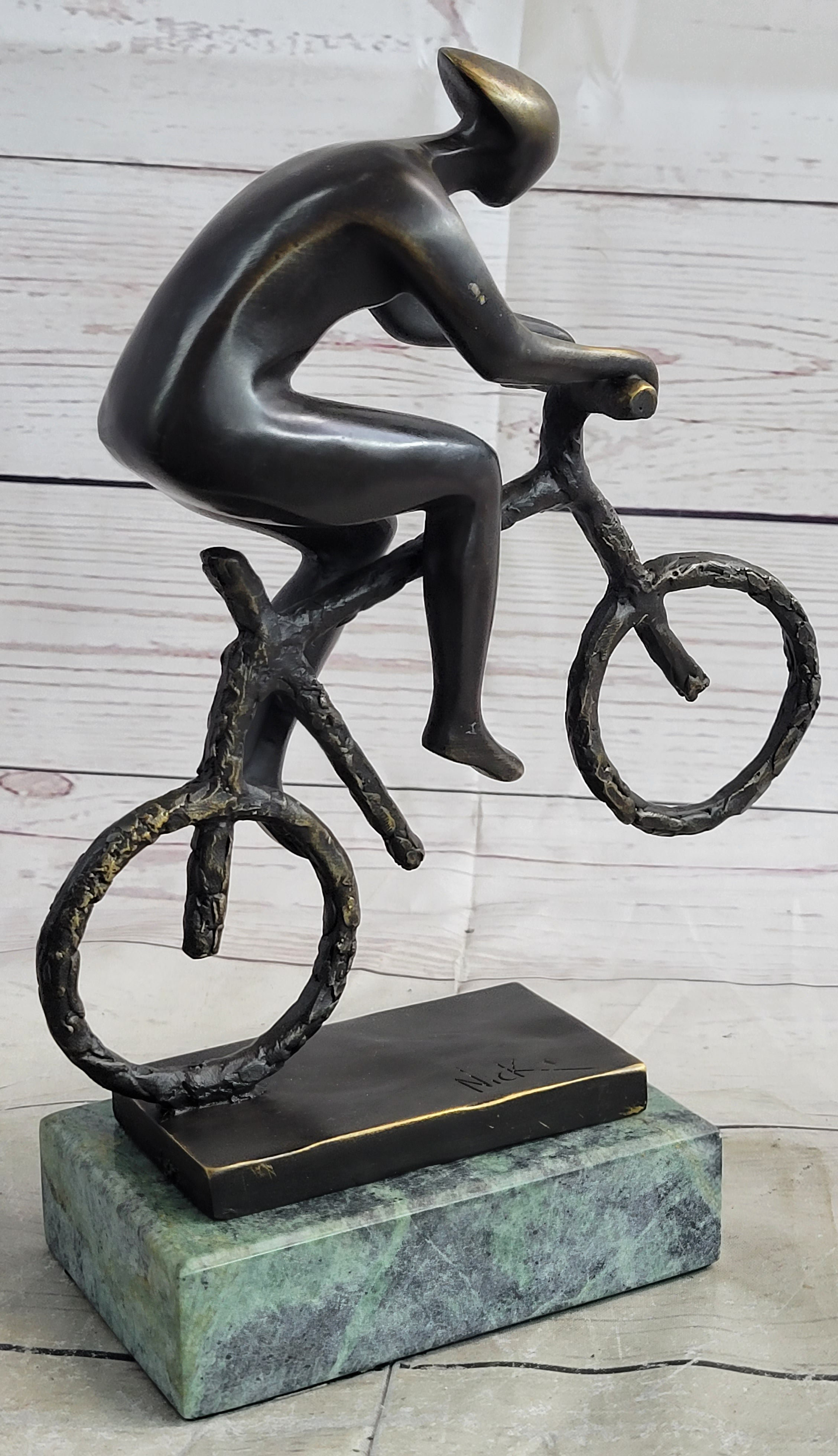 Trinx Tour De France Bicycle Cyclist Athlete Bronze Statue Sculpture ...