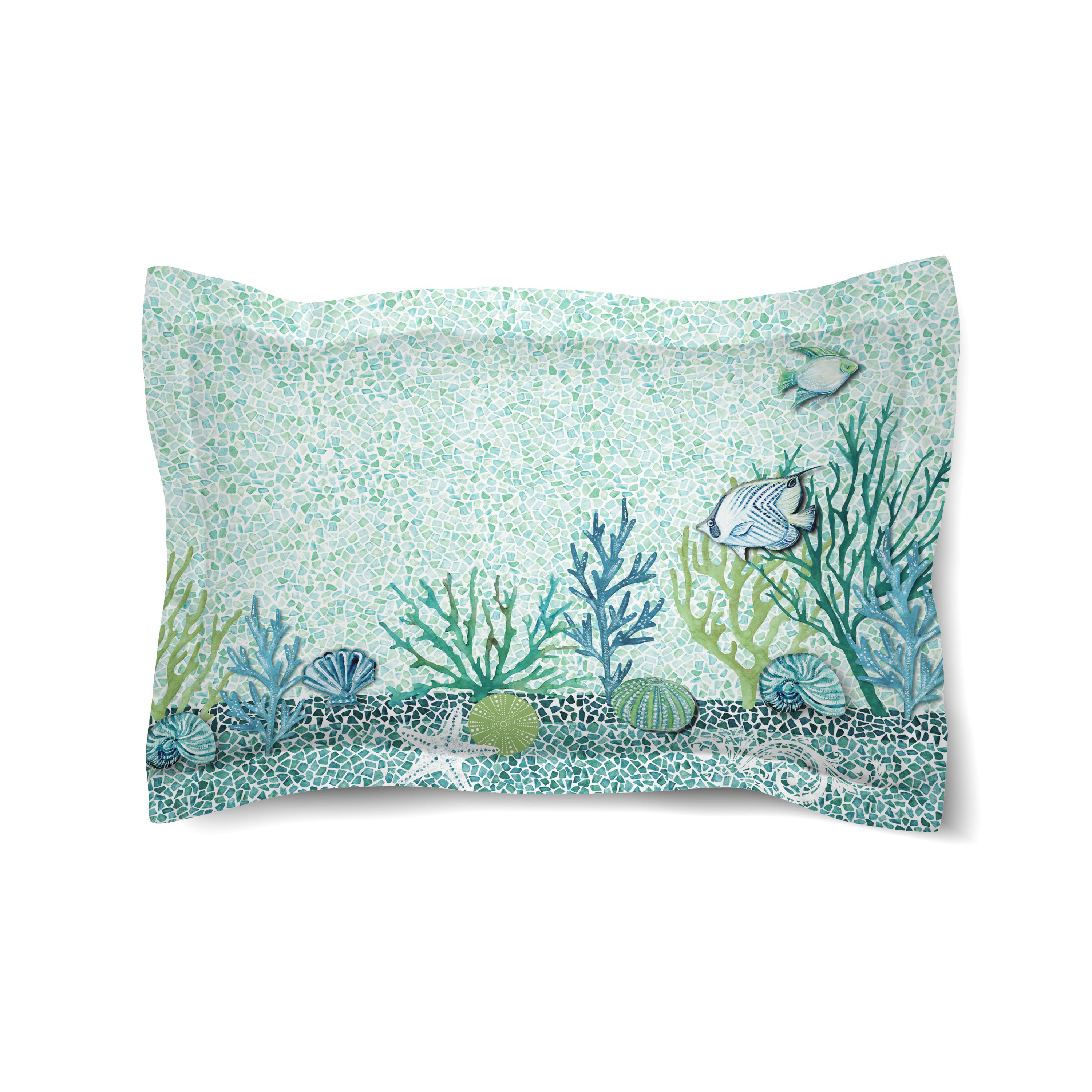 Laural Home Lagoon Microfiber Sham | Wayfair