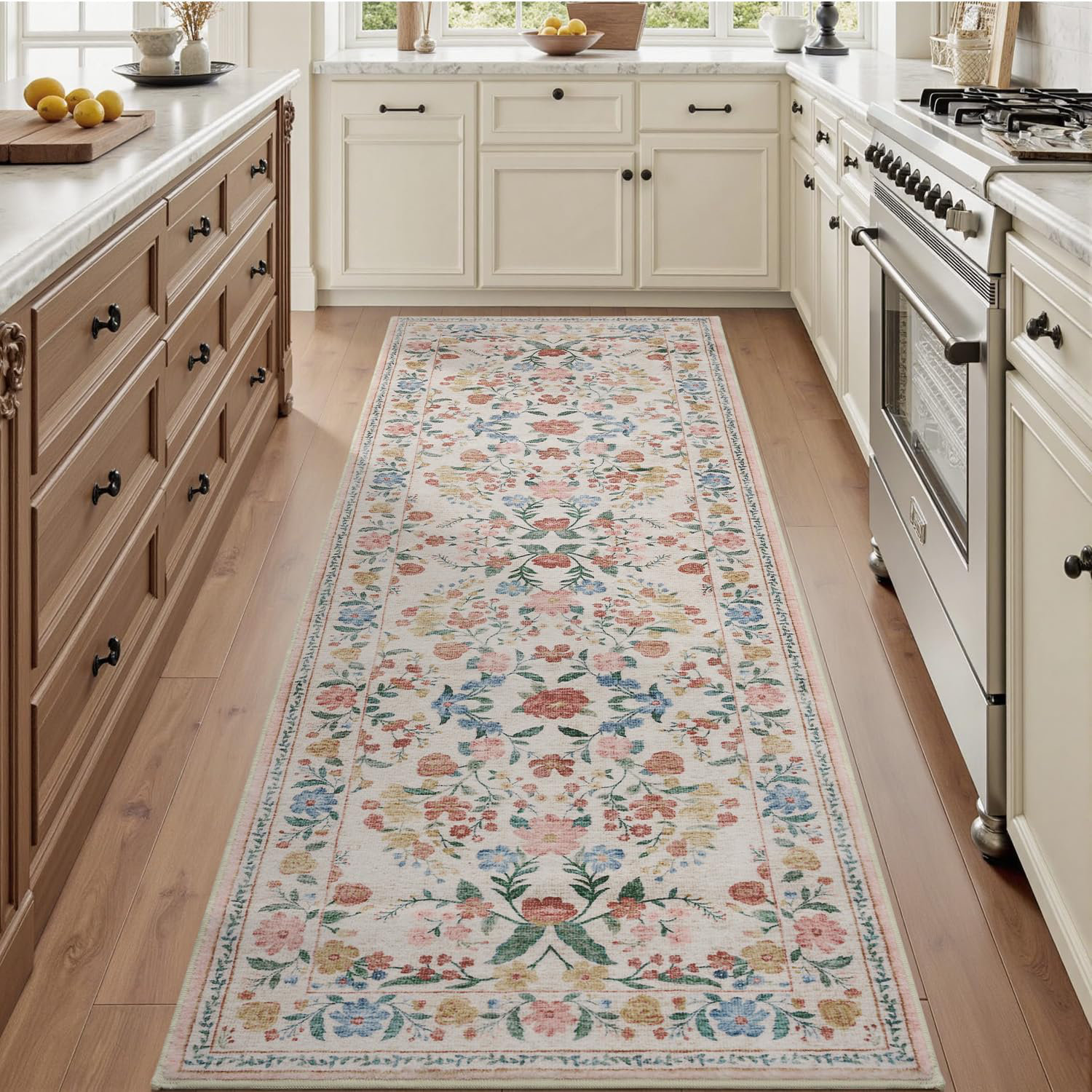 Red Barrel Studio® Vintage Floral Runners For Hallways Indoor, 2X6 ...