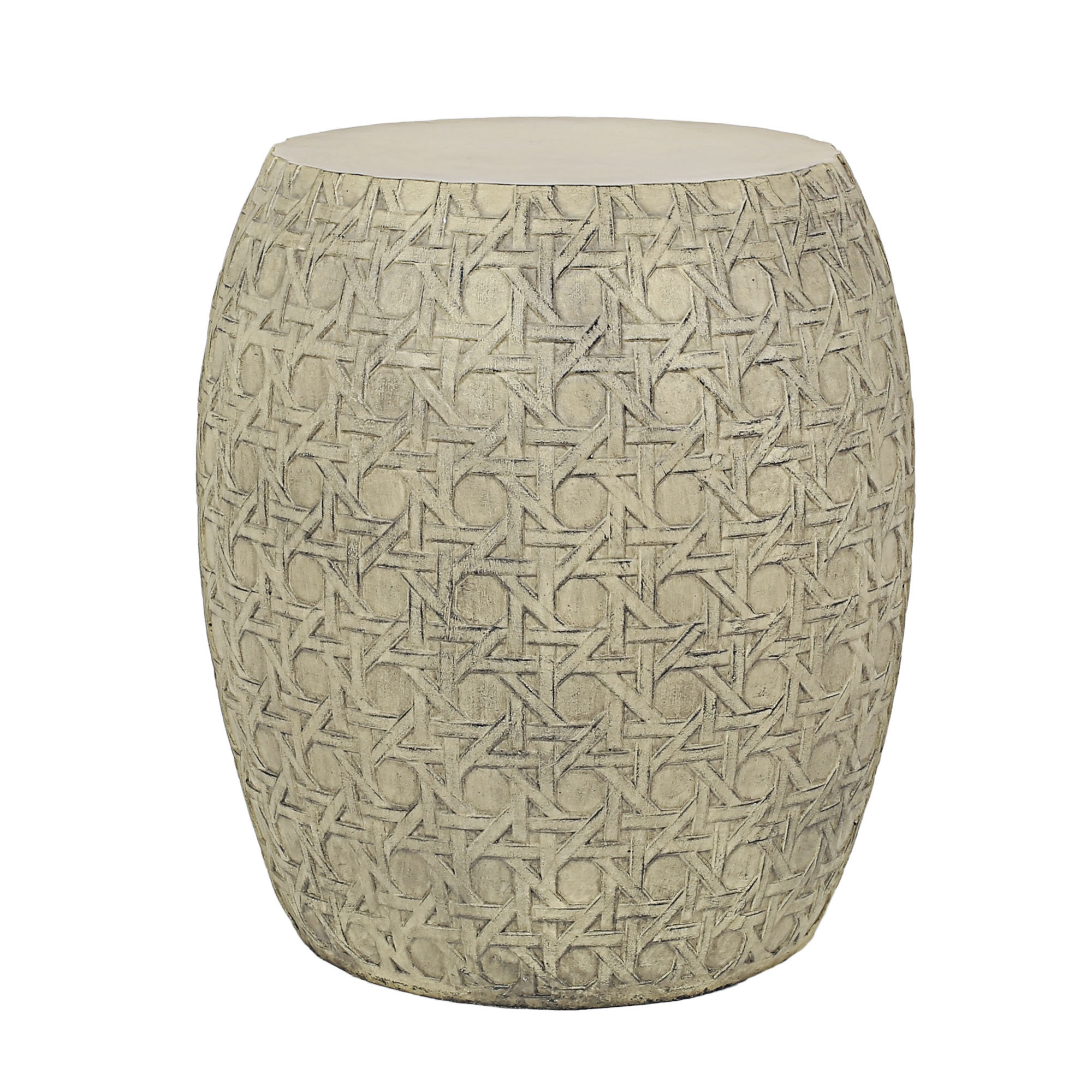 Bayou Breeze Patio Side Table Outdoor Round End Table | Wayfair