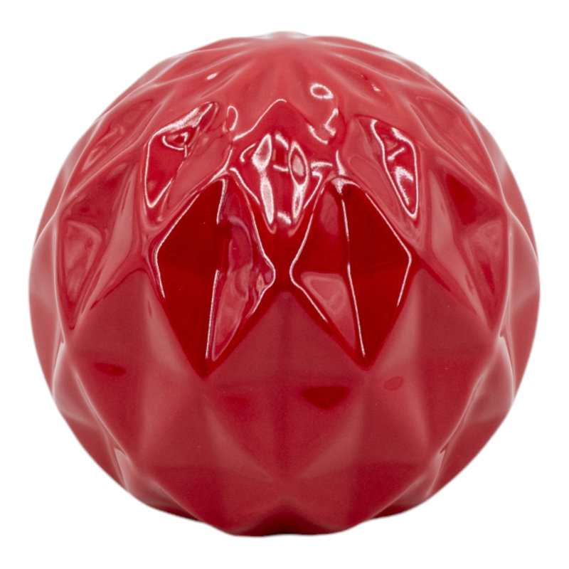 Red Barrel Studio® 3-Pieces 4/5/6" Varena Red Decor Balls | Wayfair