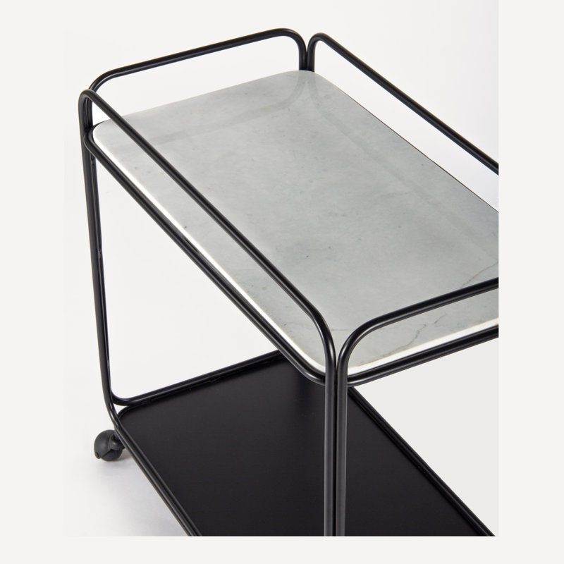 Hokku Designs Radius Bar Cart - Black | Joss & Main