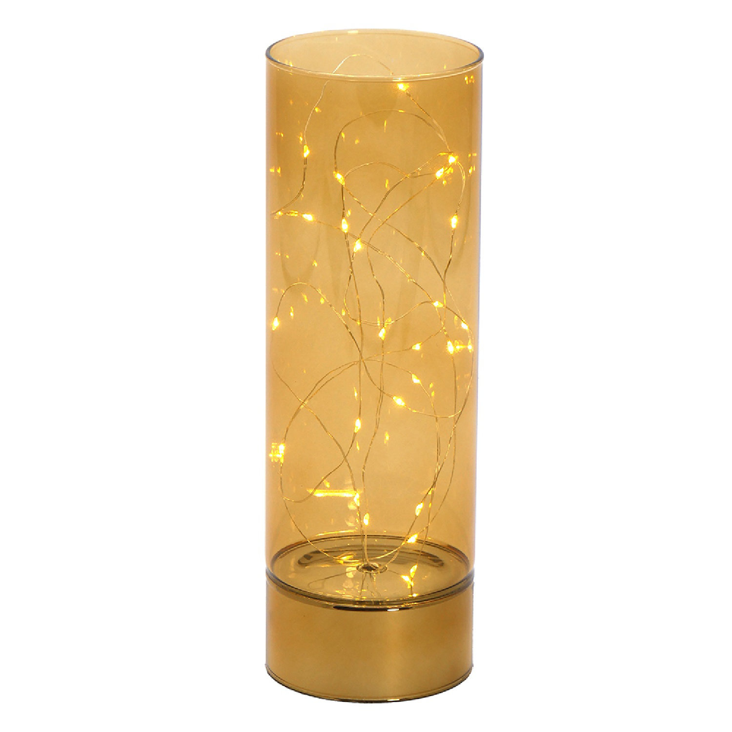 The Holiday Aisle® Jayetta Glass Tube Battery Lanterns | Wayfair