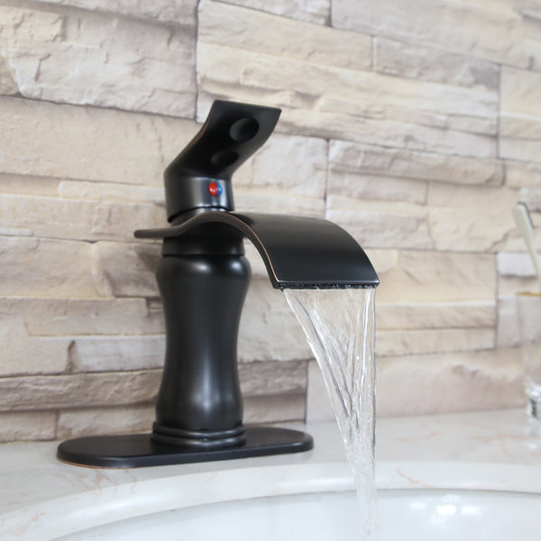 Aquafaucet DFI Single-Hole Single-handle Bathroom Faucet & Reviews ...