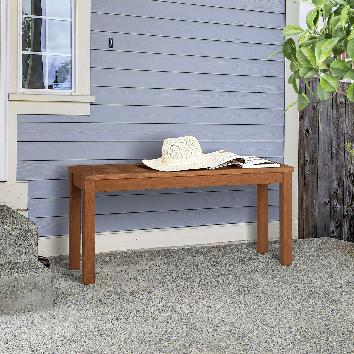 George Oliver Outdoor Backless Bench | Wayfair