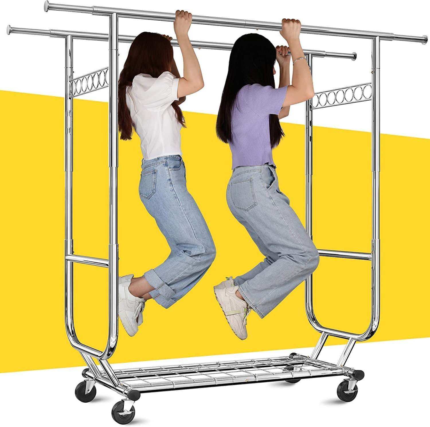 OPTERWQ Heavy Duty Hanger 610 Lb Capacity Hanger For Hanging Clothes ...