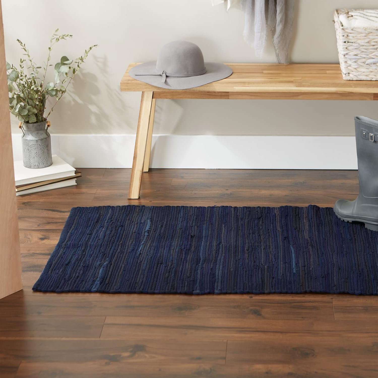 Dakota Fields Home Collection Handwoven Multicolor Area Rag Run, 2X6 ...