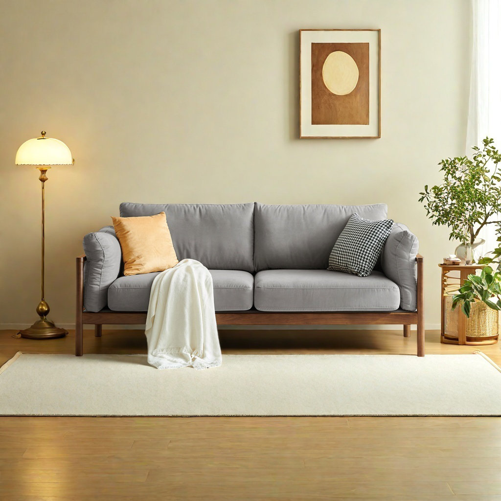 Merting Japanese Retro Style Sofa | Wayfair