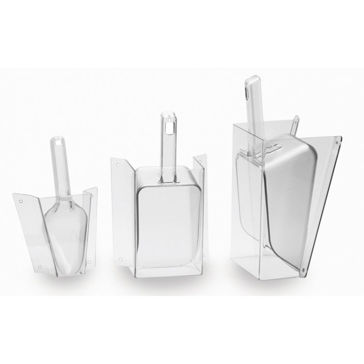 Cal-Mil Wall Mount Polycarbonate Scoop Guard with Scoop | Wayfair