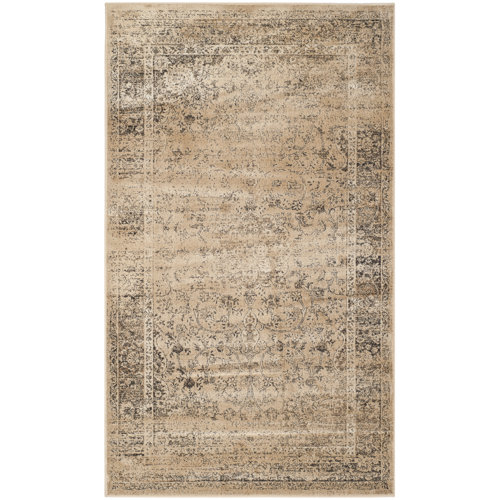 Langley Street Evanoff Abstract Beige Area Rug & Reviews | Wayfair