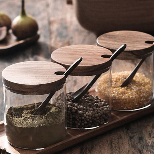 Prep & Savour Glass Canister - Set of 3 | Wayfair