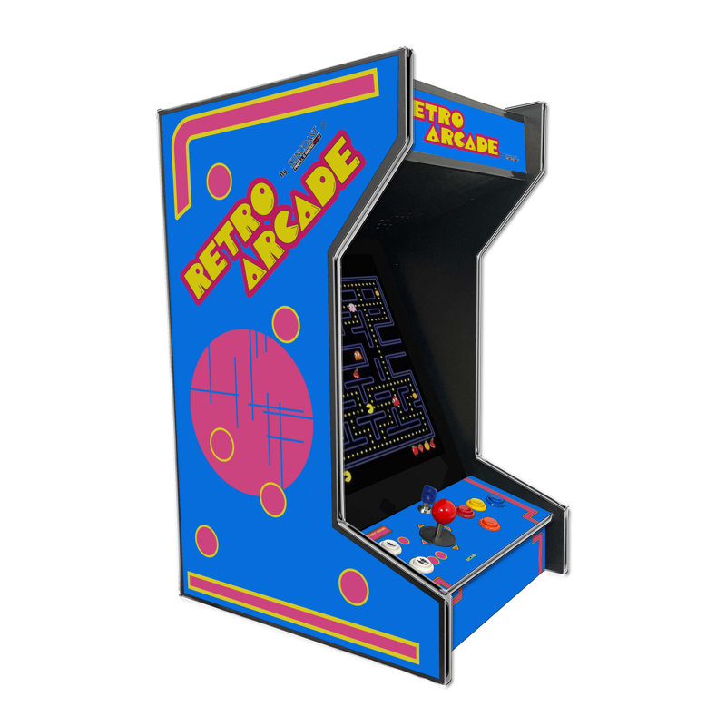 Suncoast Arcade Tabletop Arcade Machine with 19" Monitor and 60 Retro ...