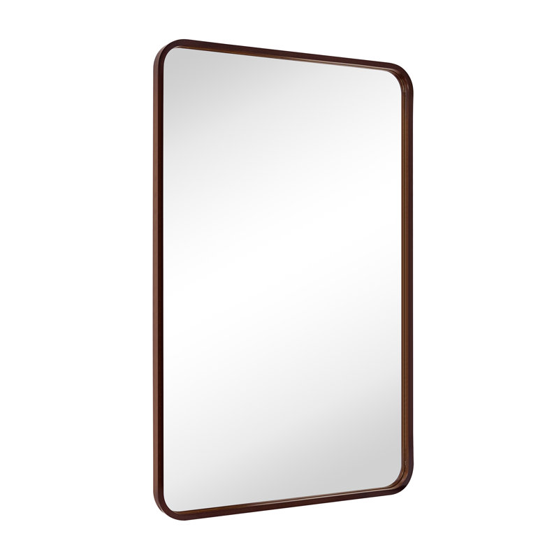 Latitude Run® Itzary Solid Wood Framed Rectangle Wall Mirror | Wayfair