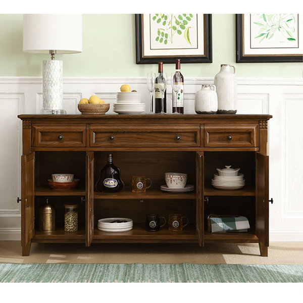 Eden Rim 58.27'' Solid Wood Sideboard | Wayfair