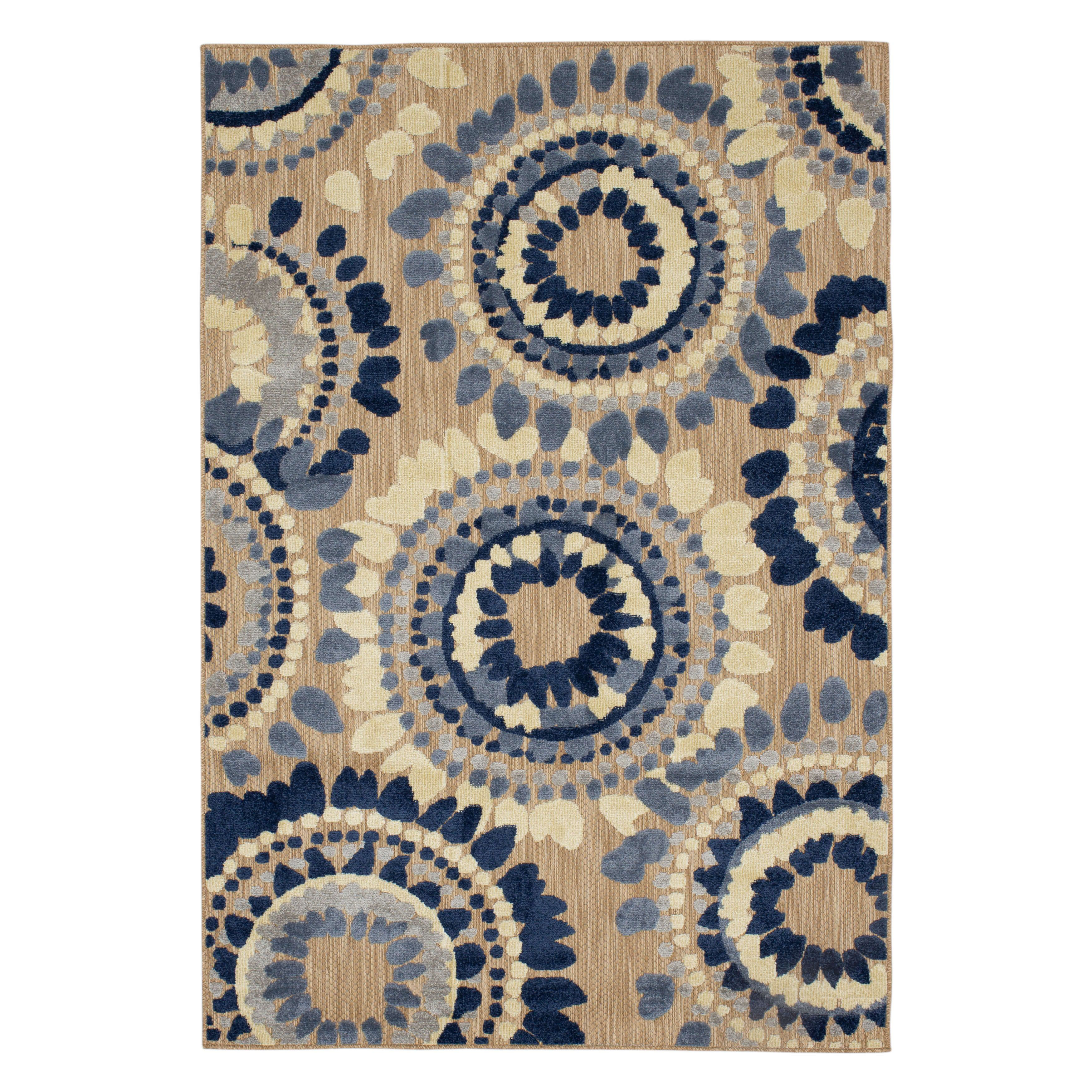 Karastan Rugs Bliss Bay Blue Woven Polypropylene Area Rug | Wayfair